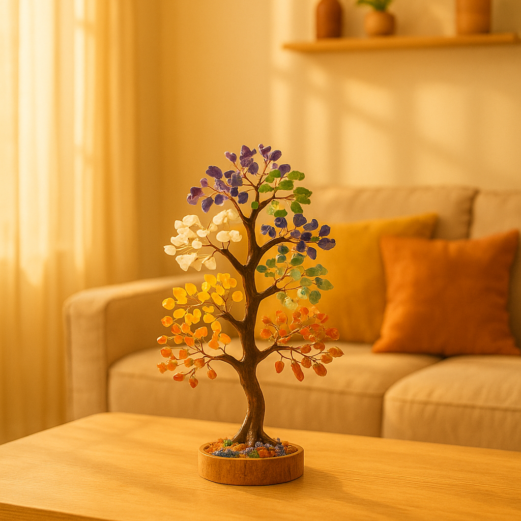 Grand Arbre de Vie en Cristaux Naturels – Les perles de Gaia